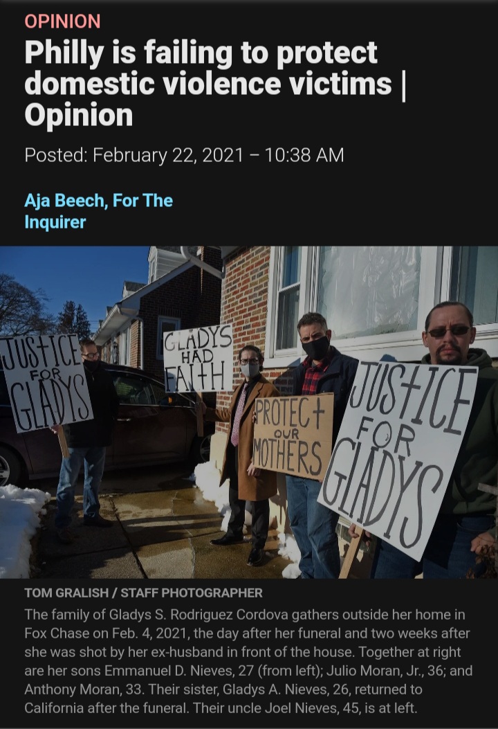 Philly is failing to protect domestic violence victims | Opinion – Aja ...