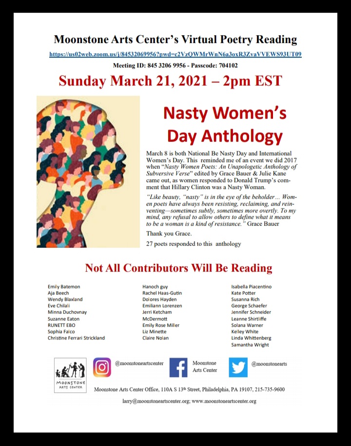 Virtual Poetry Reading: National Be Nasty Day & International Women’s ...